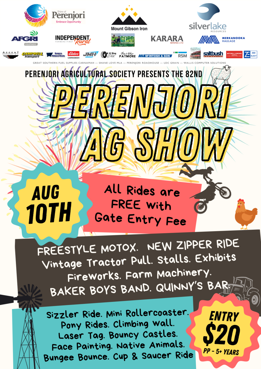 Perenjori Agricultural Show » Shire of Perenjori