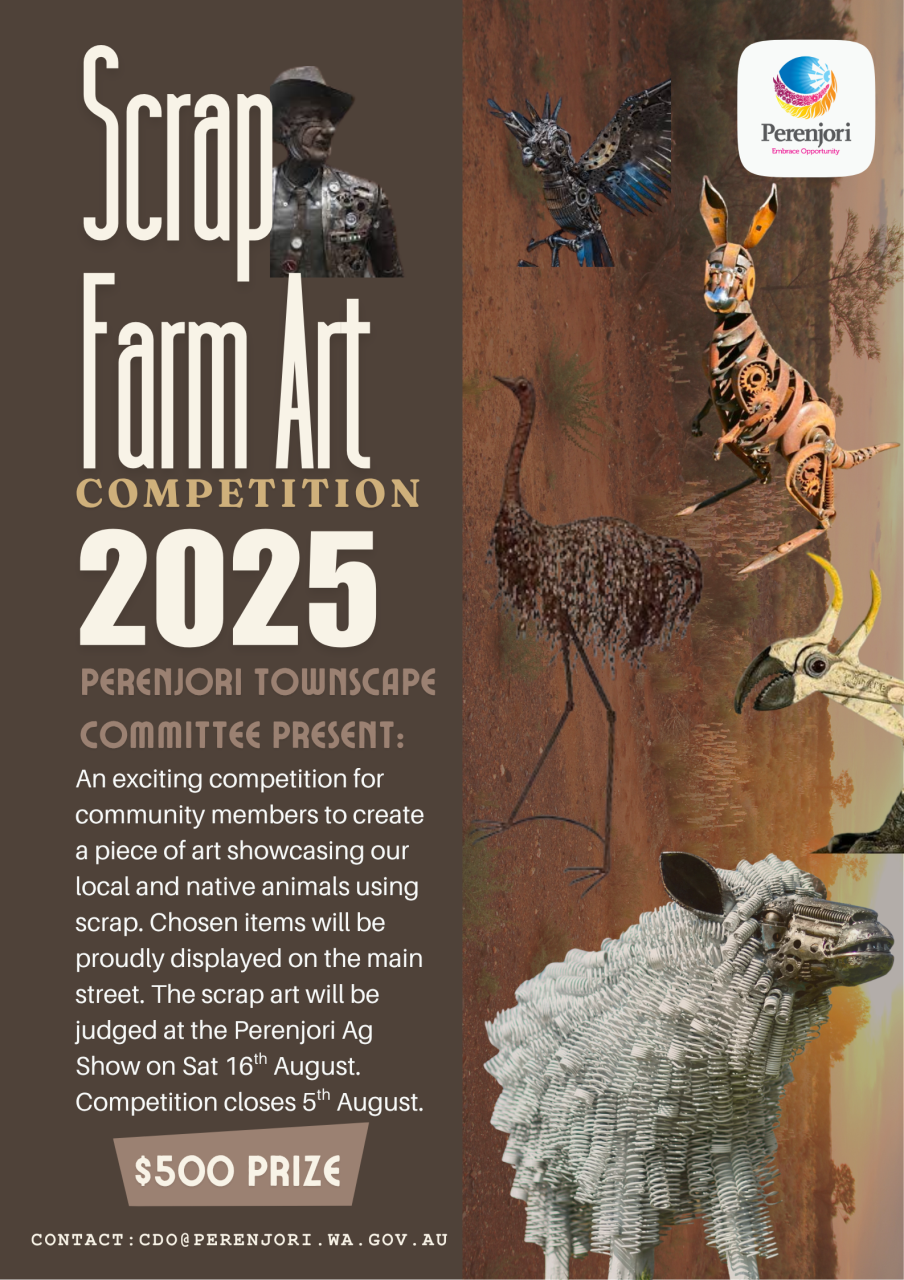 Scrap Farm Art Competition 2025 » Shire of Perenjori